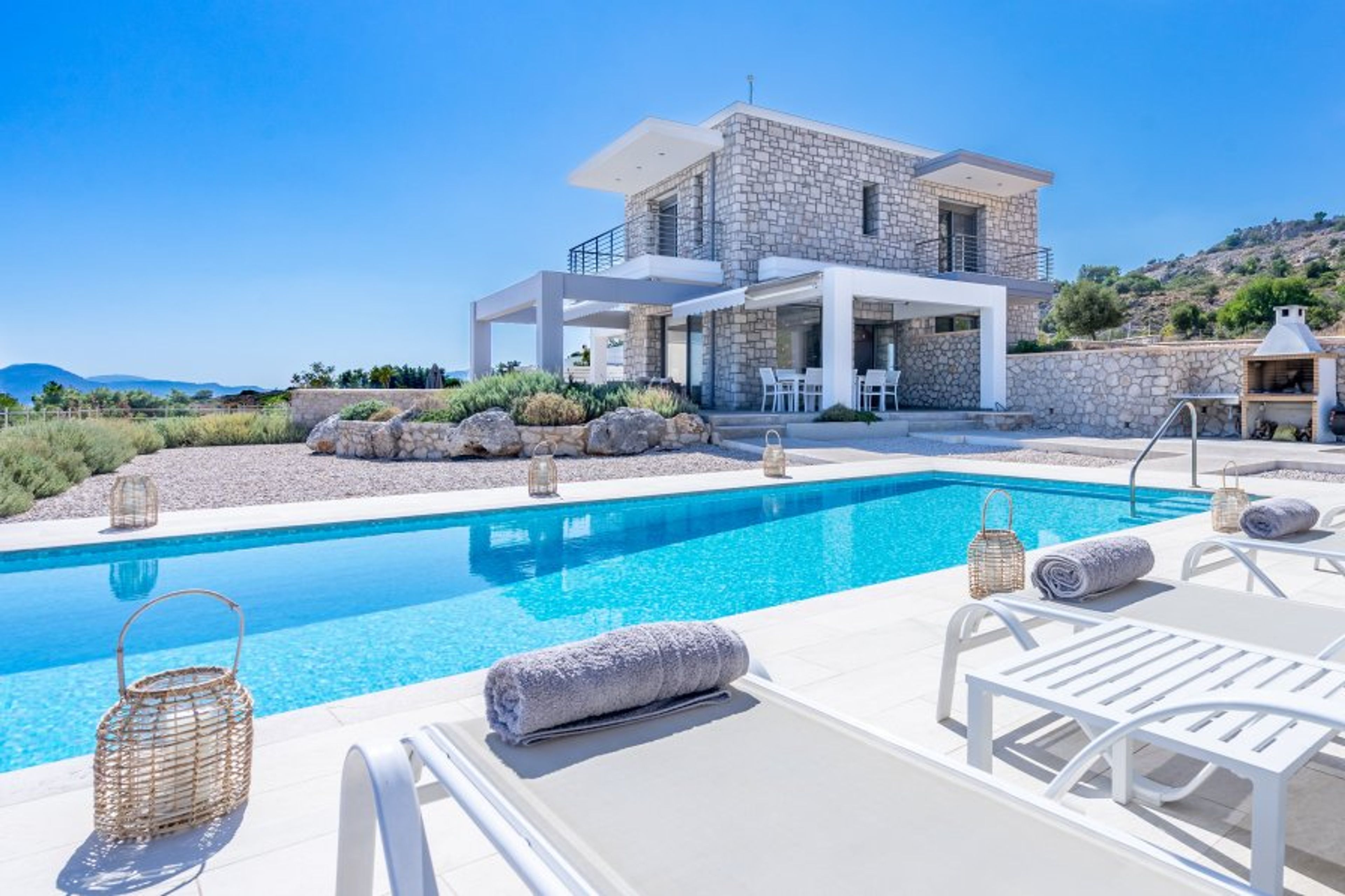 Red Rock luxury villa with infinity pool | Rhodes4vacation - Book ...